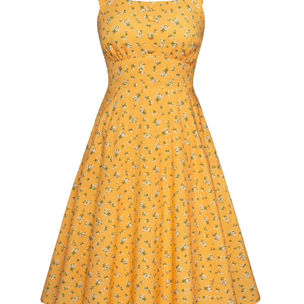 Sundress for Women A Line Midi Dress Cocktail Tea Party Dress with Poc ...
