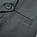 Vintage Oblique Placket Vest Coat V-Neck Handkerchief Hem Waistcoat ...